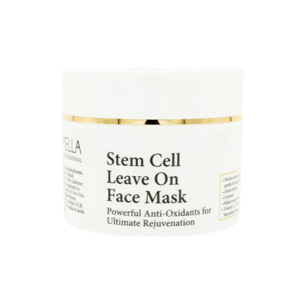 Stem cell leave on face mask