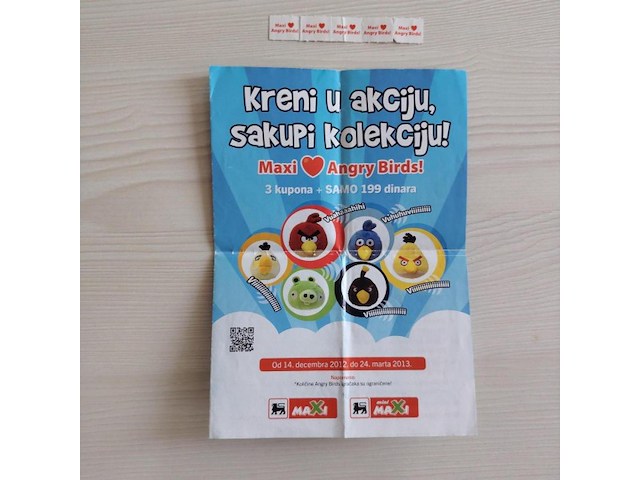 Angry Birds album za markice  maxi