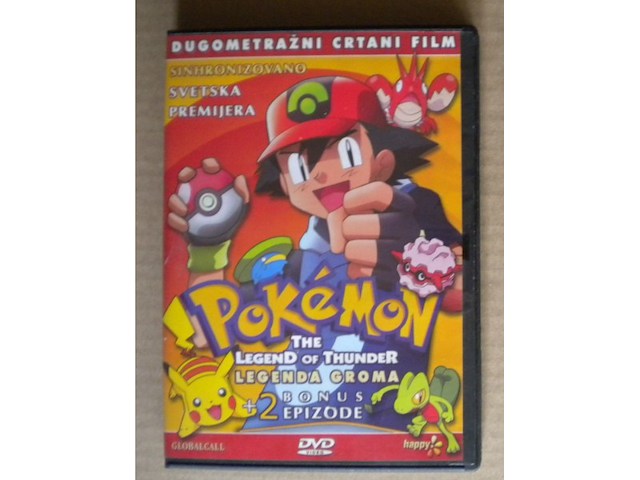 DVD `Pokemon-Legenda groma`