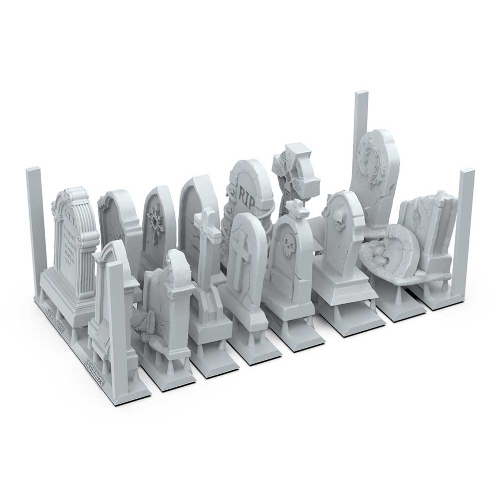 Wargame Scenery: Tombstones