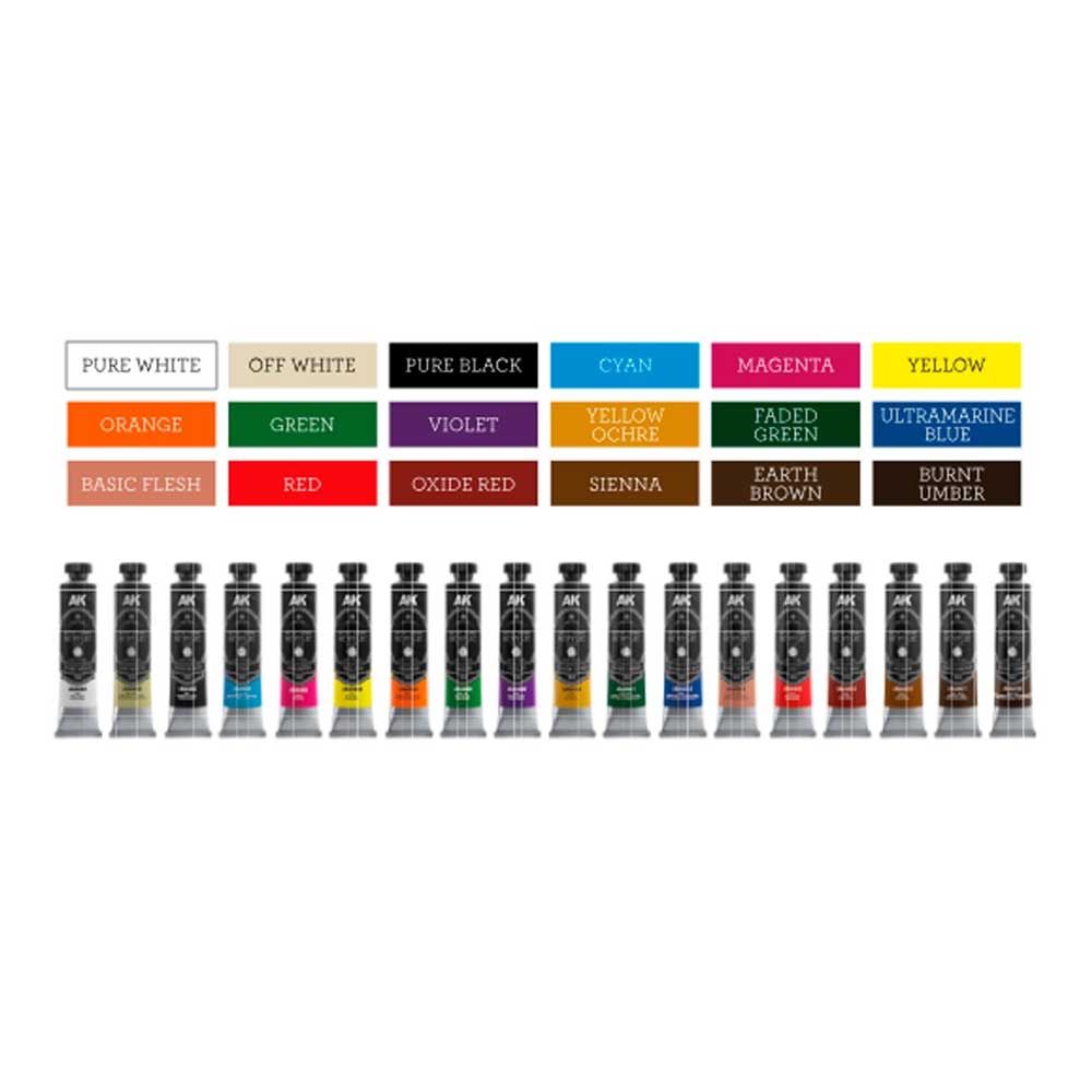 DELUXE EDITION BOX FULL RANGE ARTIST DENSE ACRYLIC COLOR
