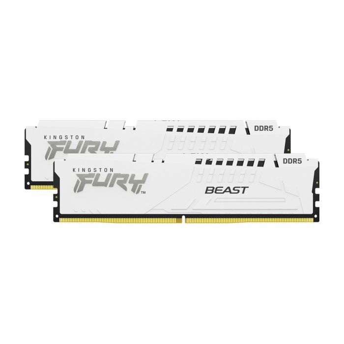 RAM DIMM DDR5 64GB (2x32GB) 5600MHz KINGSTON KF556C40BWK2-64 Fury Beast White