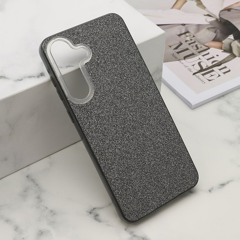 Zastitna maska (futrola) GLOW DUST - Samsung S731B Galaxy S25 FE crna (MS)