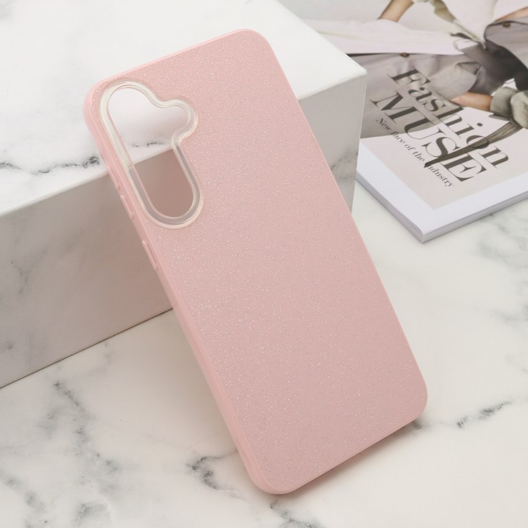 Zastitna maska (futrola) GLOW DUST - Samsung S731B Galaxy S25 FE roze (MS)