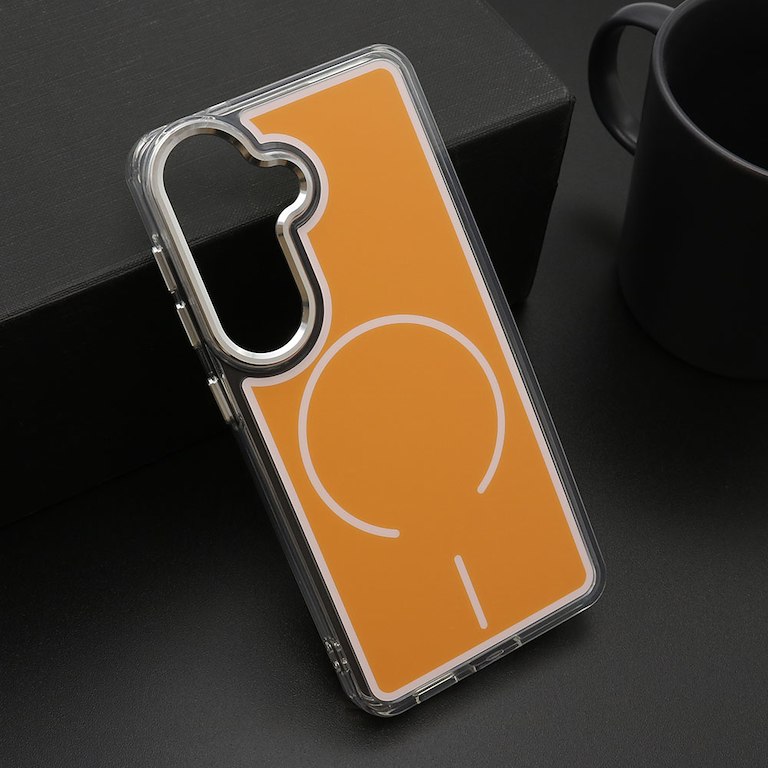 Zastitna maska (futrola) CLASSIC LOOK MagSafe - Samsung S941 Galaxy S26 5G narandzasta (MS)