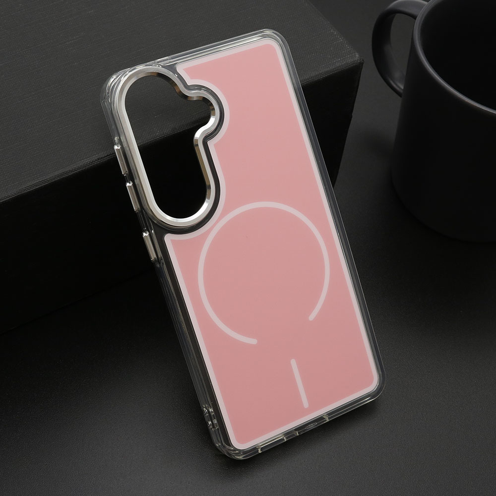 Zastitna maska (futrola) CLASSIC LOOK MagSafe - Samsung S941 Galaxy S26 5G roze (MS)