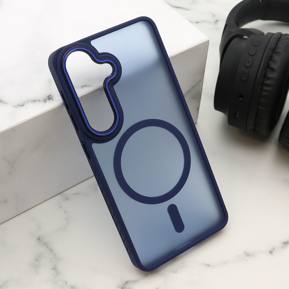 Zastitna maska (futrola) COLOR LOOK MagSafe - Samsung S941 Galaxy S26 5G plava (MS)