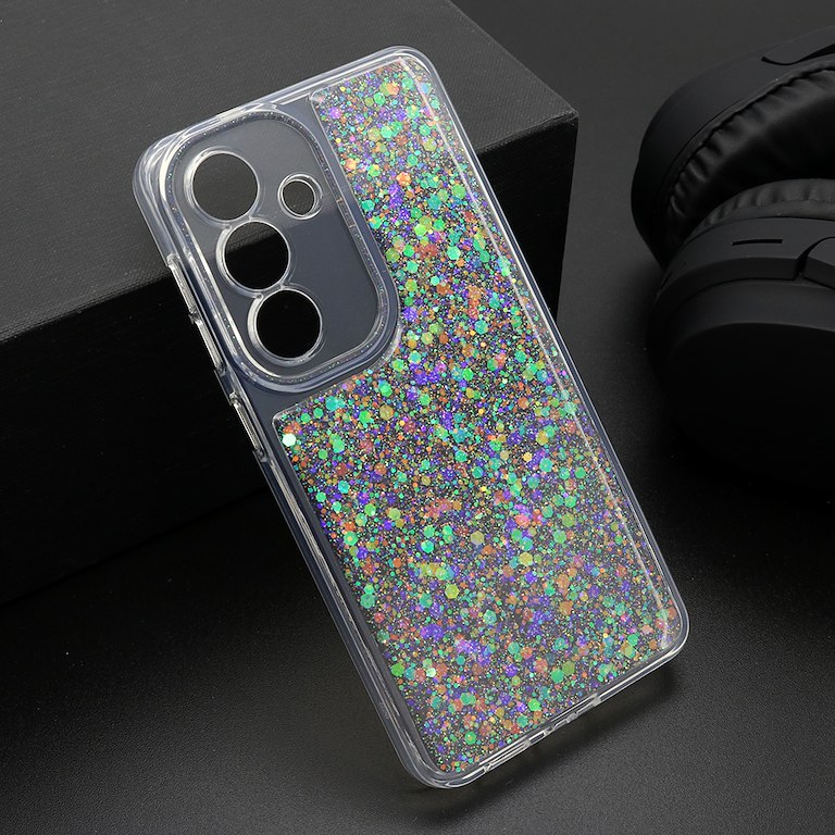 Zastitna maska (futrola) CRYSTAL GLOW - Samsung S941 Galaxy S26 5G srebrna (MS)