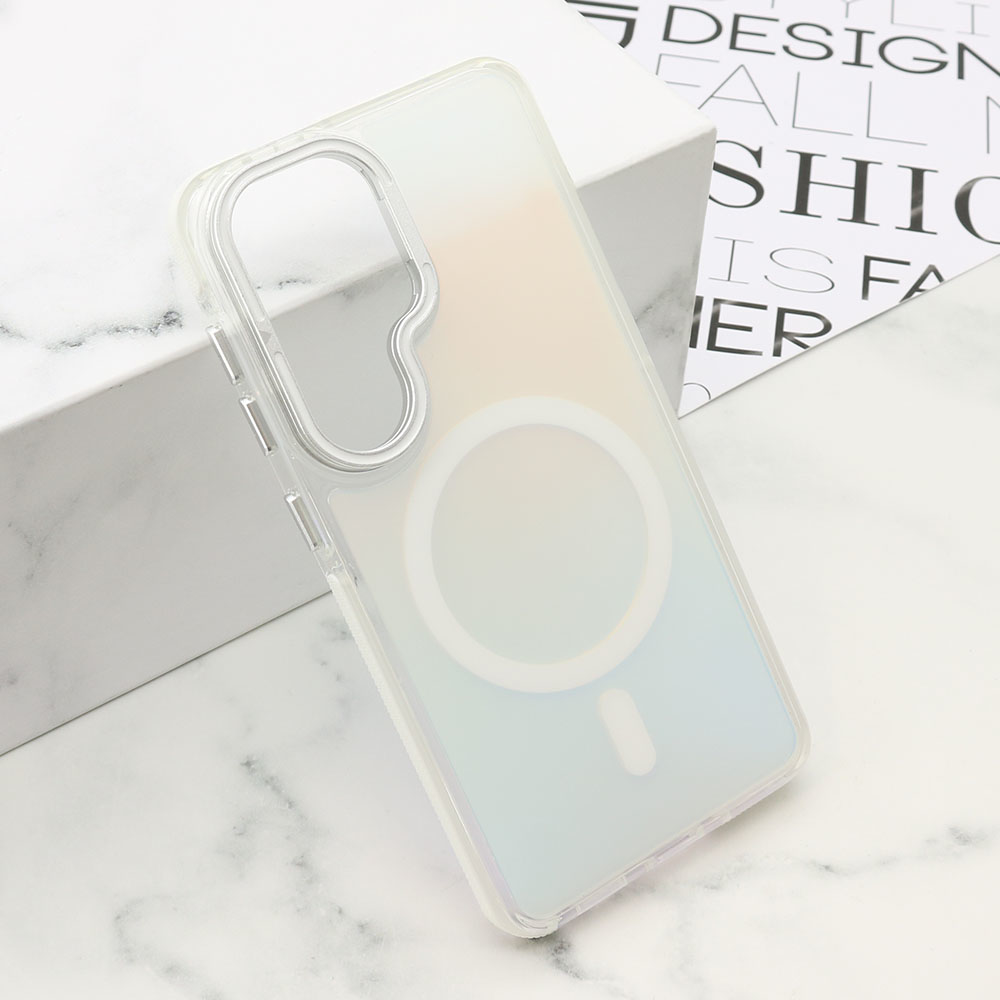 Zastitna maska (futrola) SHINE LOOK MagSafe - Samsung S941 Galaxy S26 5G bela (MS)