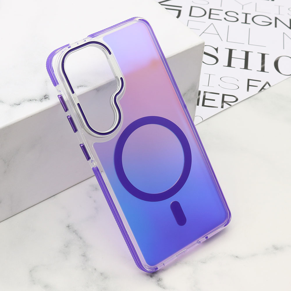 Zastitna maska (futrola) SHINE LOOK MagSafe - Samsung S941 Galaxy S26 5G ljubicasta (MS)