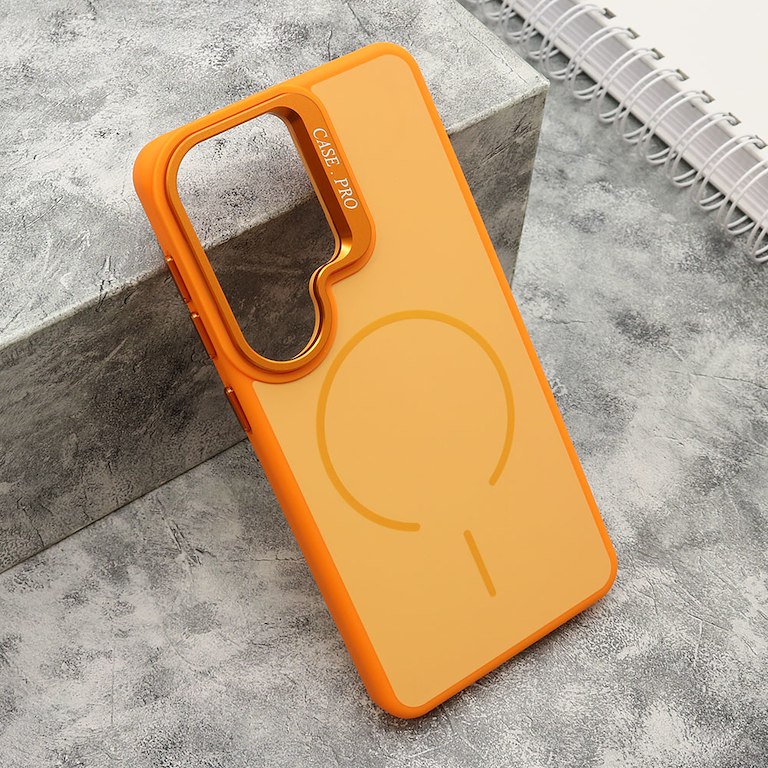 Zastitna maska (futrola) STYLISH LOOK MagSafe - Samsung S941 Galaxy S26 5G narandzasta (MS)