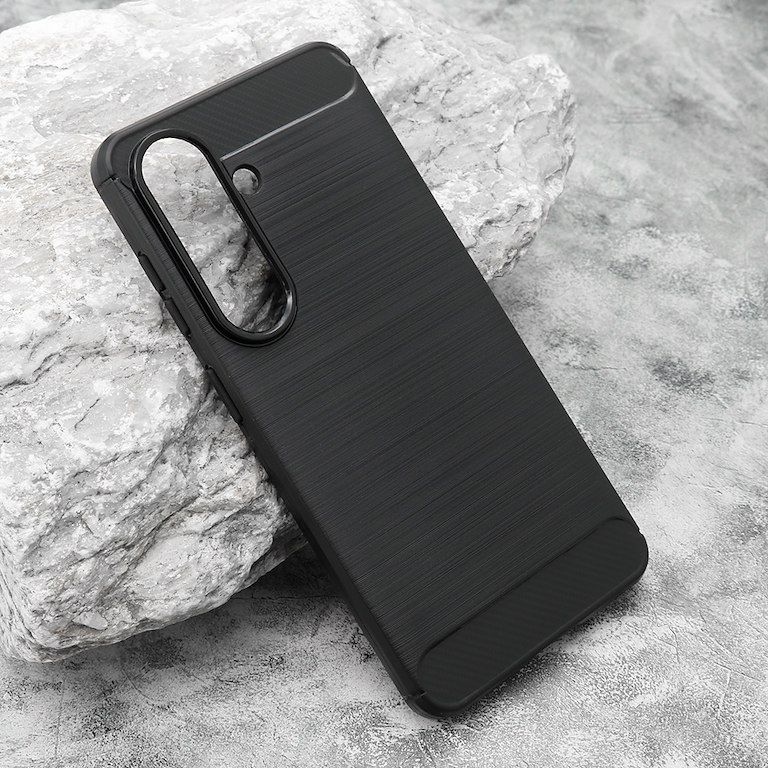 Zastitna silikonska maska (futrola) BRUSHED - Samsung S941 Galaxy S26 5G crna (MS)