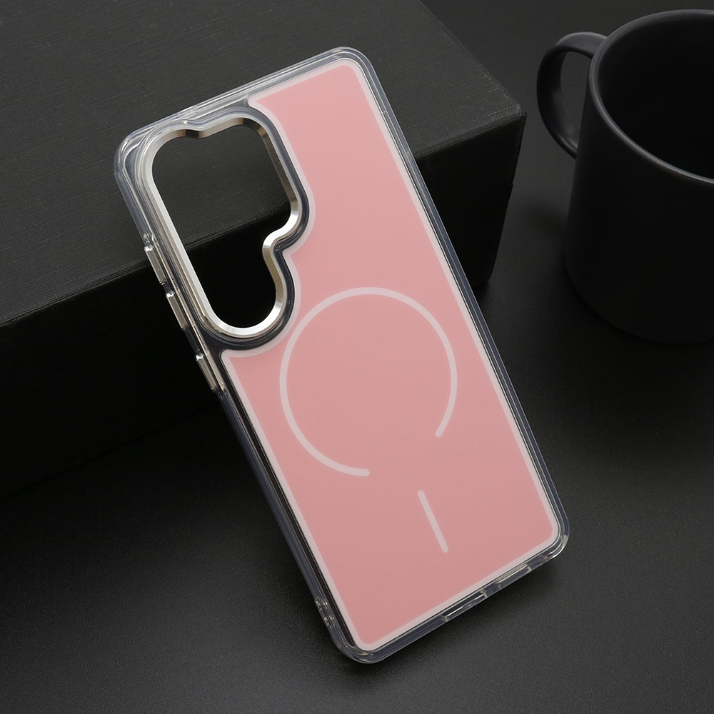 Zastitna maska (futrola) CLASSIC LOOK MagSafe - Samsung S948 Galaxy S26 Ultra 5G roze (MS)