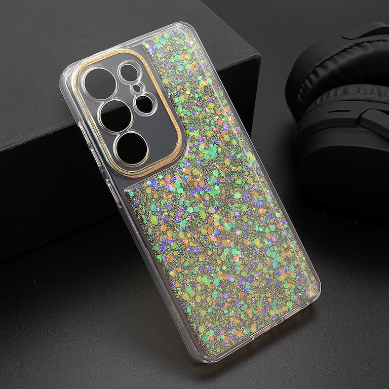Zastitna maska (futrola) CRYSTAL GLOW - Samsung S948 Galaxy S26 Ultra 5G narandzasta (MS)