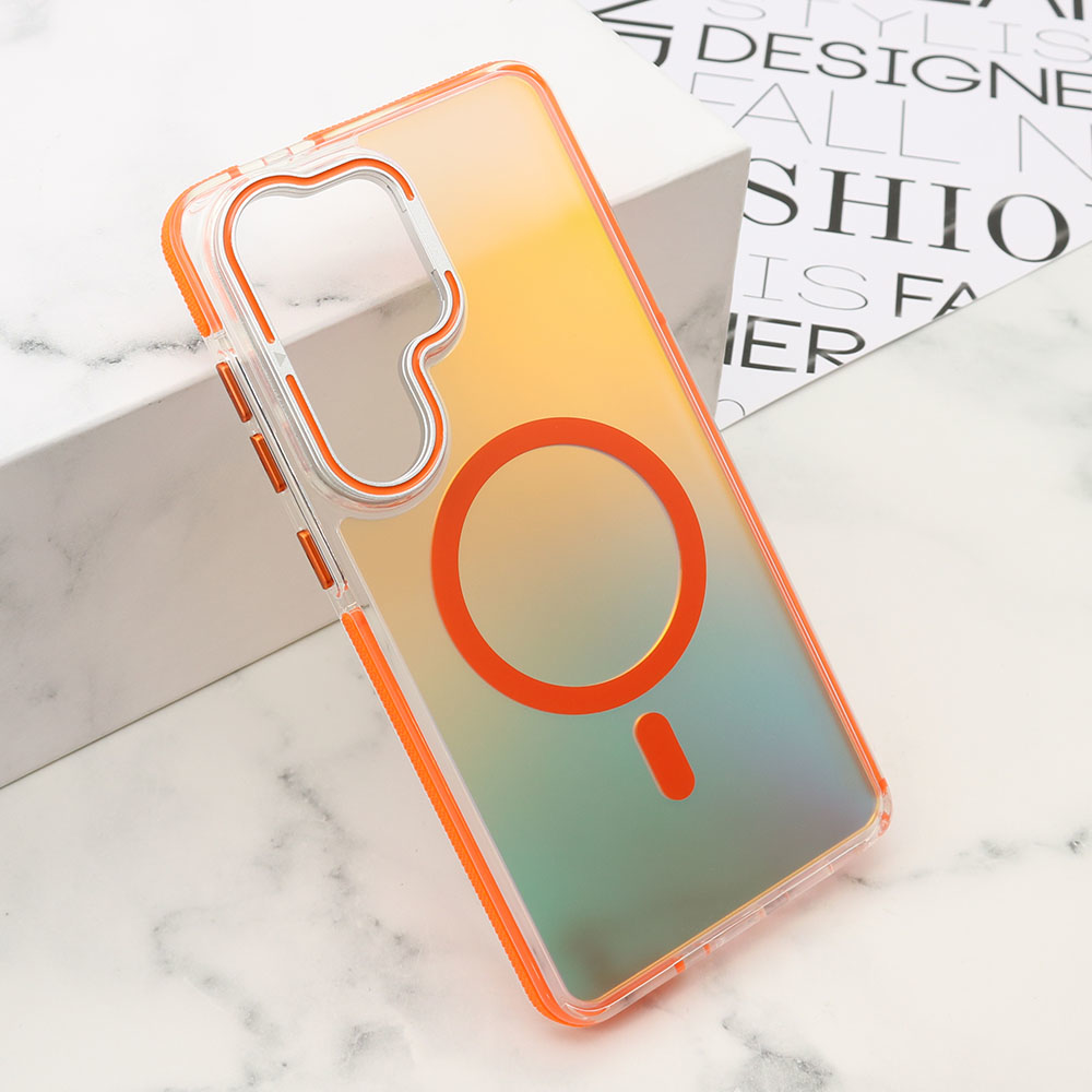Zastitna maska (futrola) SHINE LOOK MagSafe - Samsung S948 Galaxy S26 Ultra 5G narandzasta (MS)