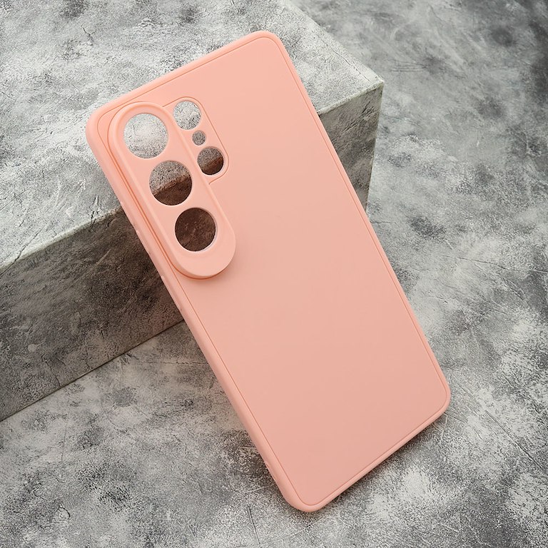 Zastitna maska (futrola) Soft 3D camera - Samsung S948 Galaxy S26 Ultra 5G 5G roze (MS)