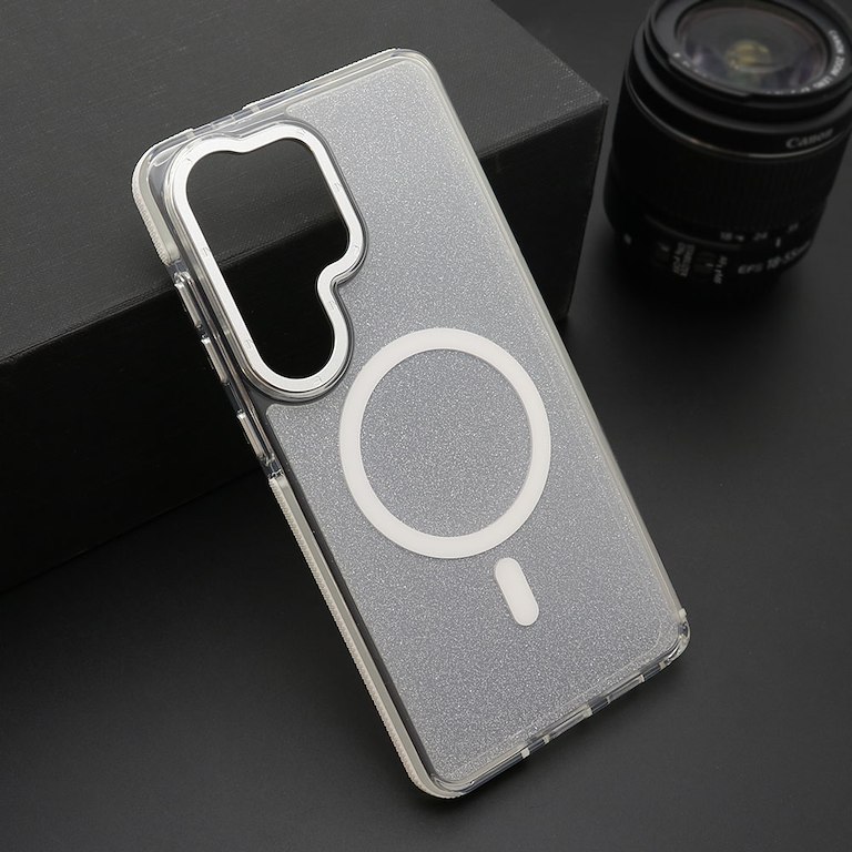 Zastitna maska (futrola) SPARKLING LOOK MagSafe - Samsung S948 Galaxy S26 Ultra 5G bela (MS)