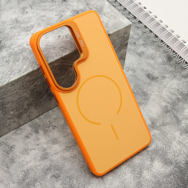 Zastitna maska (futrola) STYLISH LOOK MagSafe - Samsung S948 Galaxy S26 Ultra 5G narandzasta (MS)