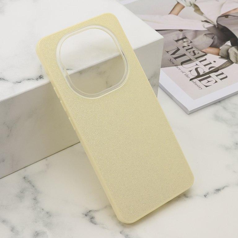 Zastitna maska (futrola) GLOW DUST - Xiaomi Redmi Note 15 5G (Global)/Xiaomi Redmi Note 15 5G (EU) zlatna (MS)