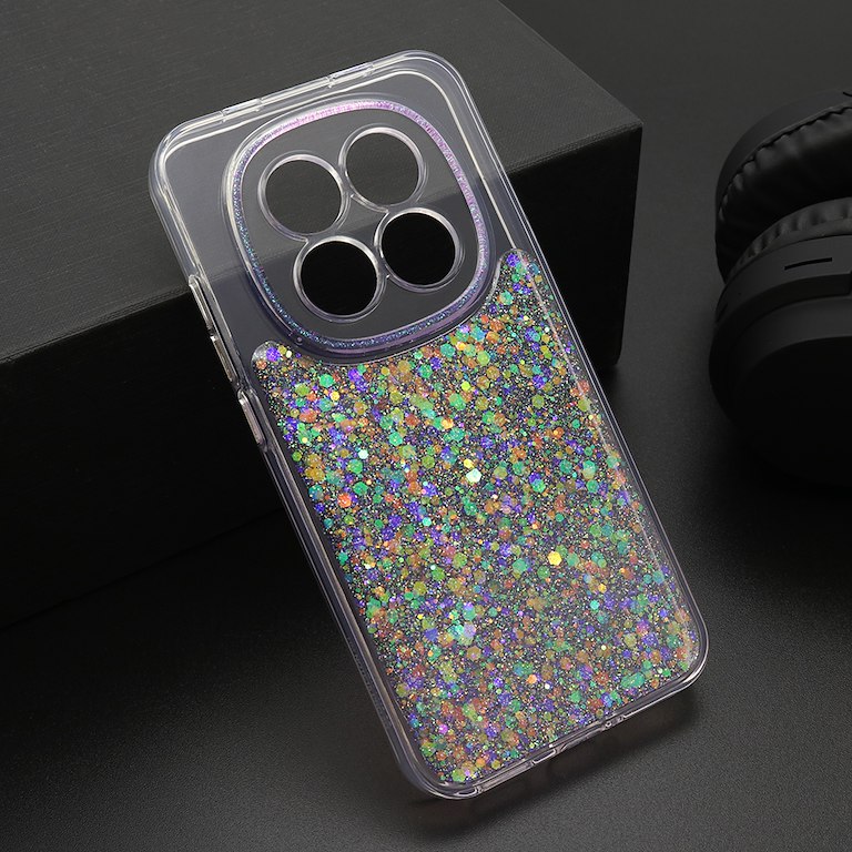 Zastitna maska (futrola) CRYSTAL GLOW - Xiaomi Redmi Note 15 Pro 5G ljubicasta (MS)