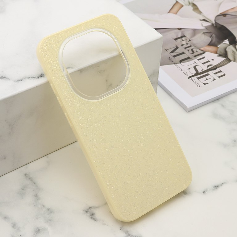 Zastitna maska (futrola) GLOW DUST - Xiaomi Redmi Note 15 Pro 5G (Global)/Xiaomi Redmi Note 15 Pro 5G (EU) zlatna (MS)
