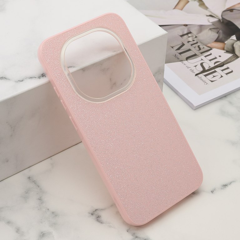 Zastitna maska (futrola) GLOW DUST - Xiaomi Redmi Note 15 Pro Plus 5G roze (MS)