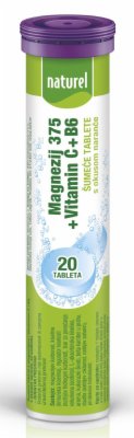 ŠUMEĆE TABLETE NATUREL MAG.375+VIT C+B6 ZASLAĐ.80G