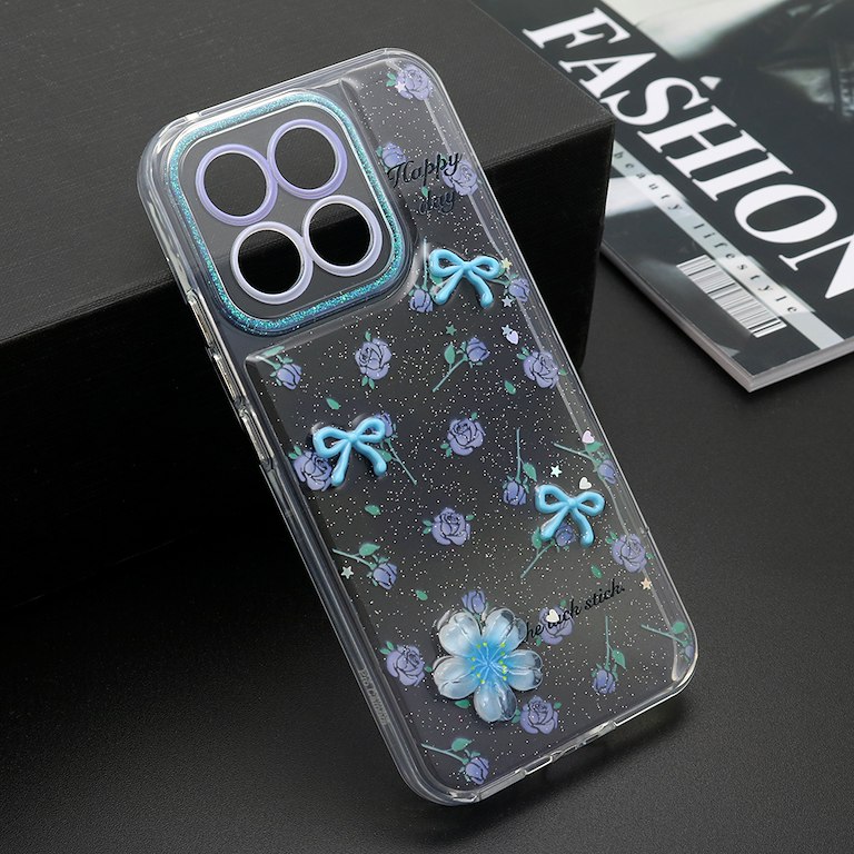 Zastitna maska (futrola) WHISPER - Huawei Honor X8c plava (MS)