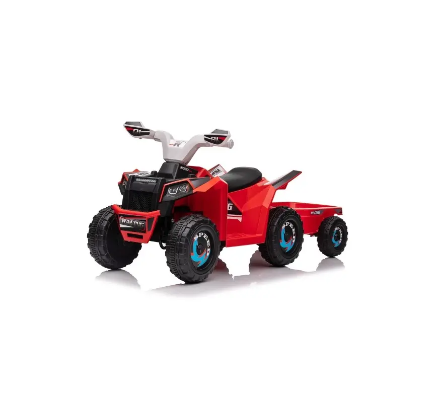 ATV na baterije sa prikolicom TS-039 Crvena