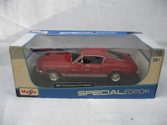 1:18 maisto ford mustang `67 GTA fastback