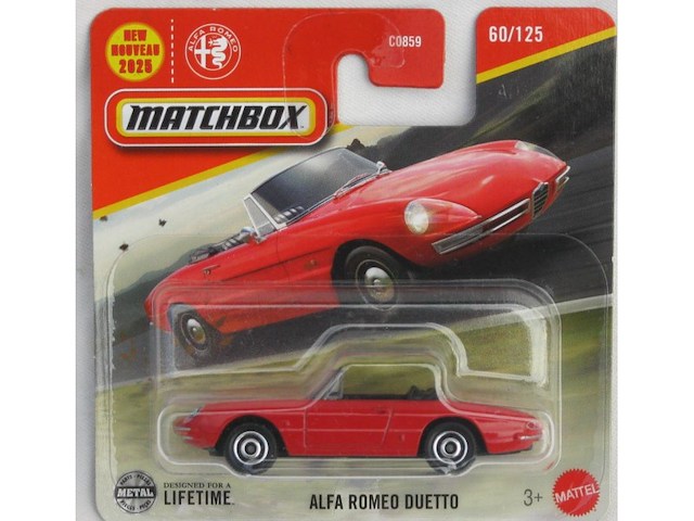 matchbox alfa romeo spider duetto