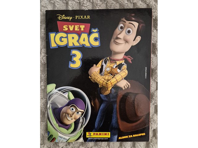Toy story 3 PRAZAN album Panini