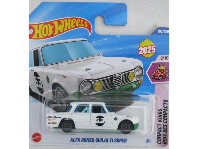 hot wheels alfa romeo giulia Ti super