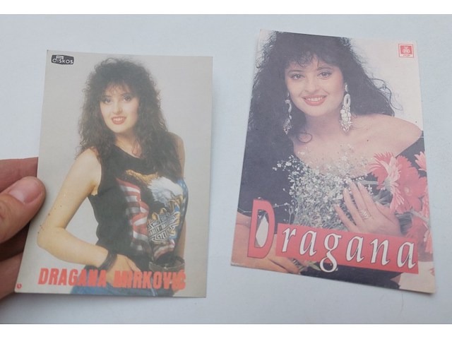 2 POTPISANE AUTOGRAM KARTE IZ YU DRAGANA MIRKOVIC