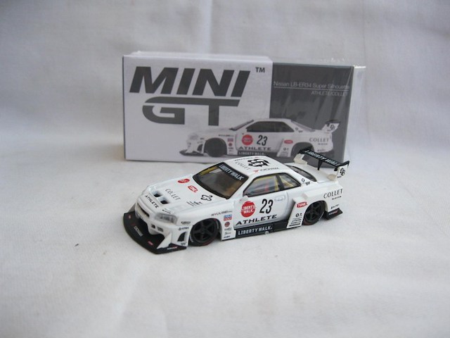 1:64 mini GT nissan skyline LB-ER34 super silhouette