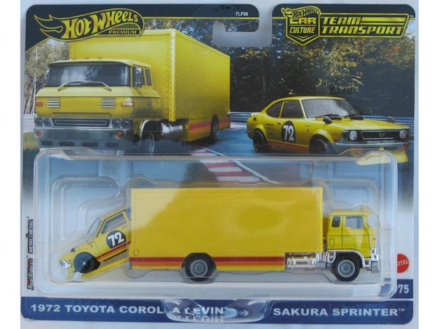 hot wheels toyota corolla `72 levin &; sakura sprinter