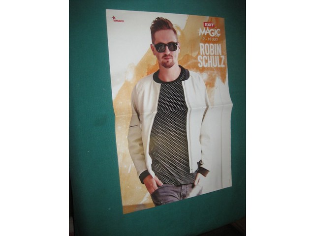 Poster (dvostrani) Robin Schulz, Milan Inić