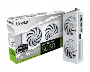 PALIT nVidia GeForce RTX 5060 8GB 128bit RTX5060 WHITE OC 8GB