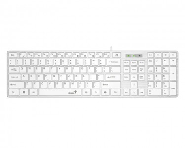GENIUS SlimStar 126 USB US bela tastatura