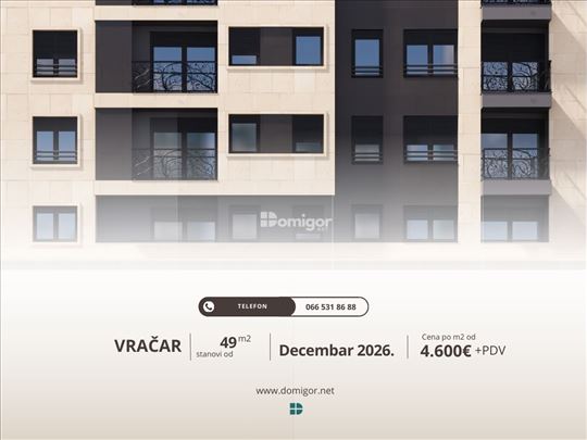 Vračar | Novogradnja | 0% provizije za kupce
