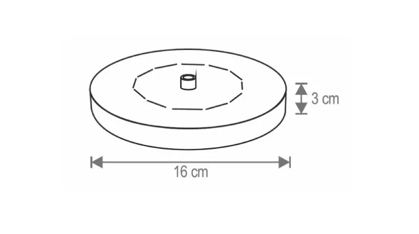 Baštenska plutajuca fontana SWF02 sa solarnim napajanjem 160x30mm