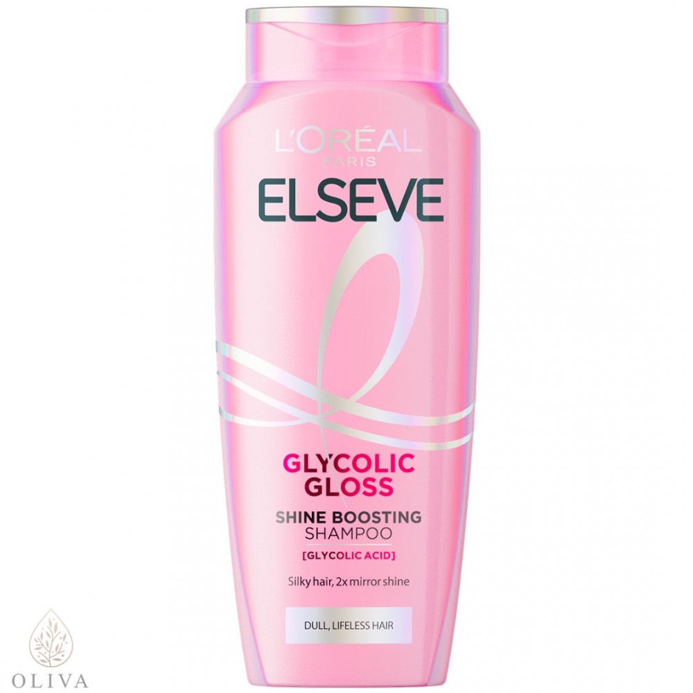 L'OREAL PARIS ELSEVE GLYCOLIC GLOSS ŠAMPON ZA BEŽIVOTNU KOSU BEZ SJAJA 400 ML