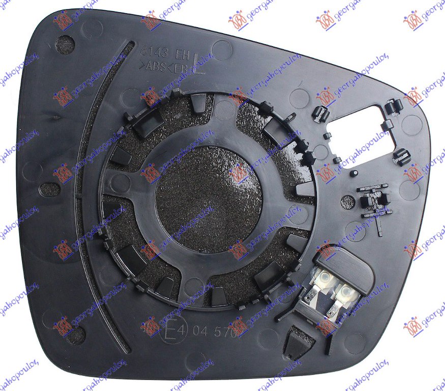 STAKLO RETROVIZORA SA GREJACEM (MRTAV UGAO) Leva str. RENAULT KADJAR (2019-) (OEM: 963669335R)