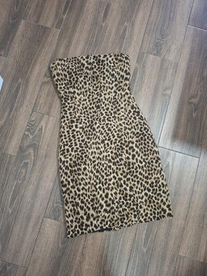 Zara top leopard haljina