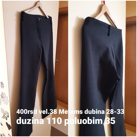 Crne ženske pantalone – MeteM’s Collection