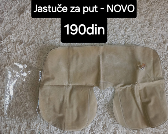 Jastuče za put krem na naduvavanje - NOVO