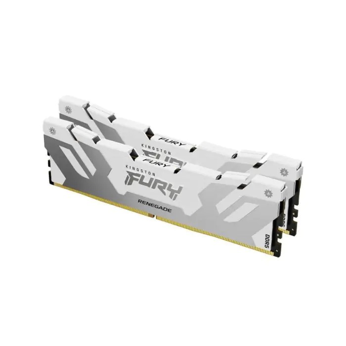 Memorija RAM DIMM DDR5 32GB (2x16GB) 6400MHz Kingston FURY Renegade White KF564C32RWK2-32ID: EK000822415