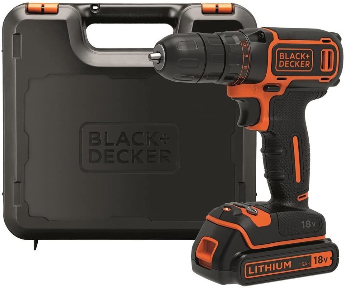 Black+Decker BDCDC18K akumulatorska bušilica - odvijač (1 baterija, punjač, kofer)ID: EK000222629