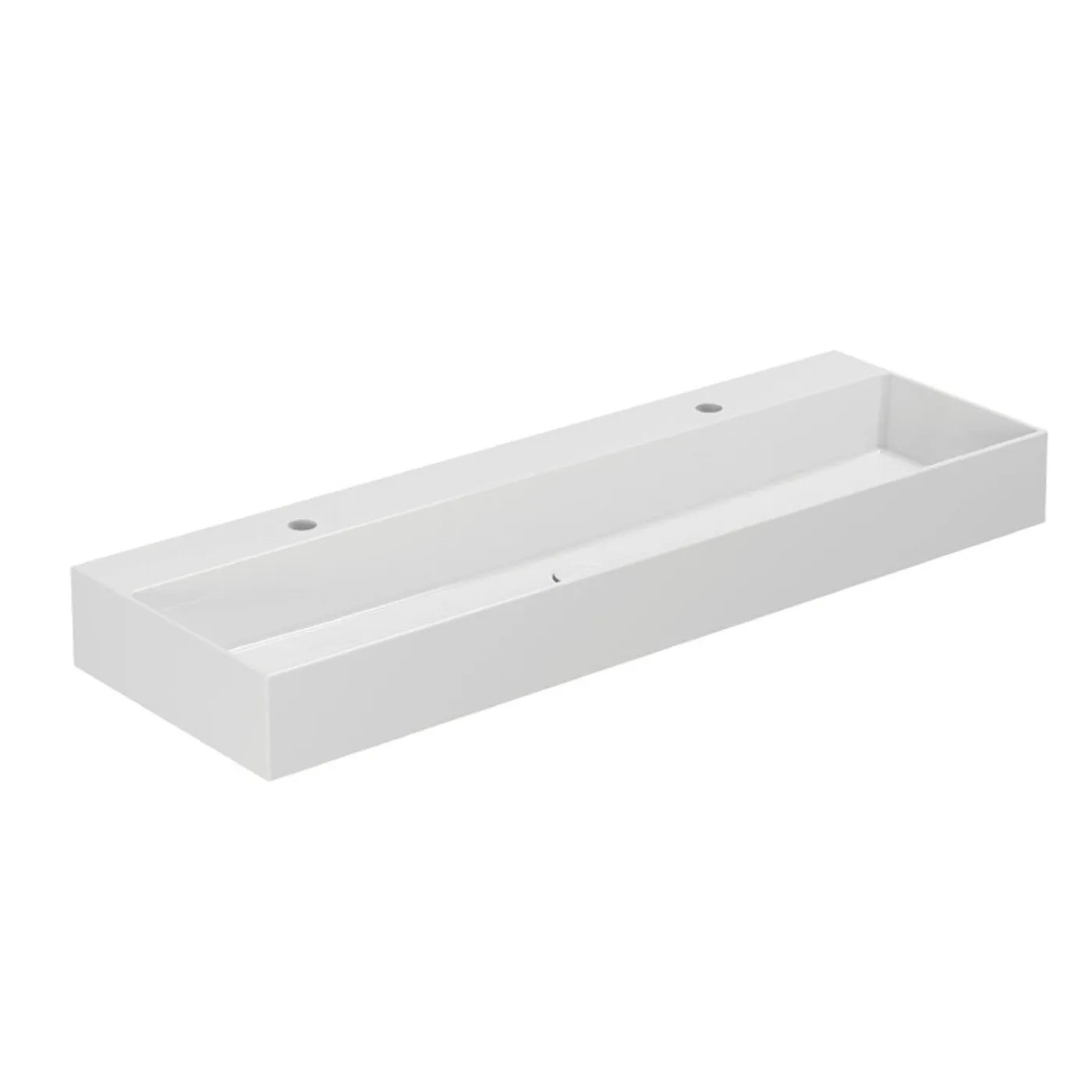 Azzurra Elegance Squared umivaonik 122X45X12,5cm Bianco ELLP122450QDBI