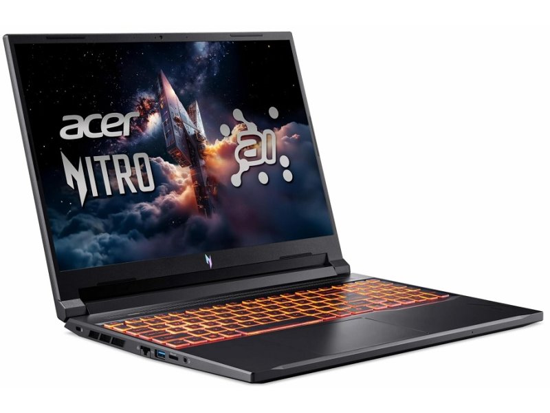 ACER NITRO V16 AI ANV16-42-R4LX (BLACK) WUXGA IPS 180HZ, RYZEN 7 260, 16GB, 1TB SSD, RTX 5060 8GB (NH.U1GEX.00M // WIN 11 PRO)